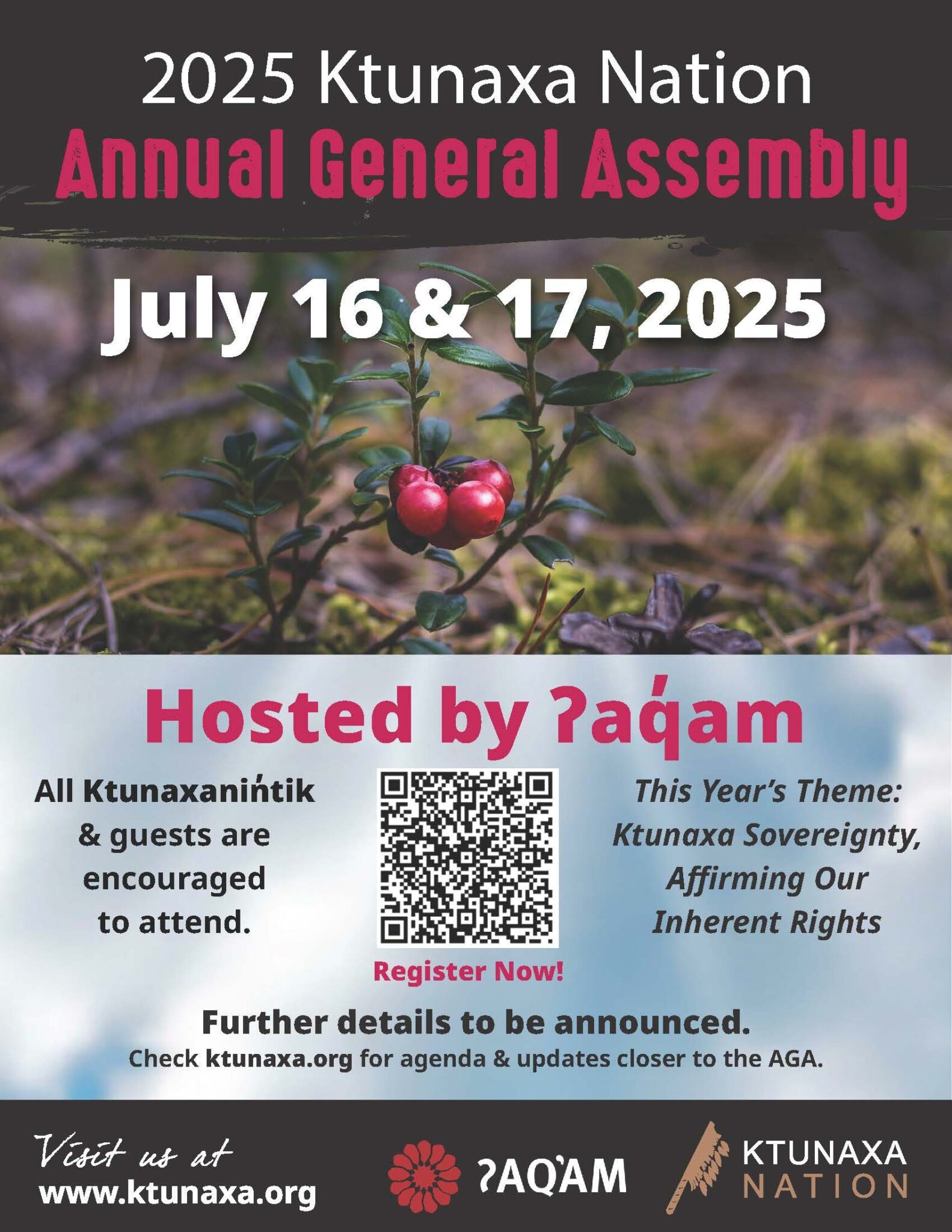 2025 Ktunaxa Nation Annual General Assembly (AGA) - Registration Open ...